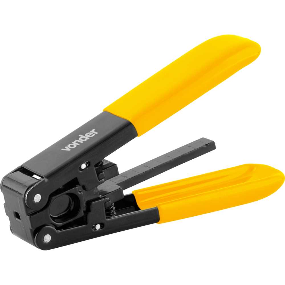 Alicate decapador para fibra óptica tipo Drop Flat, - Vonder