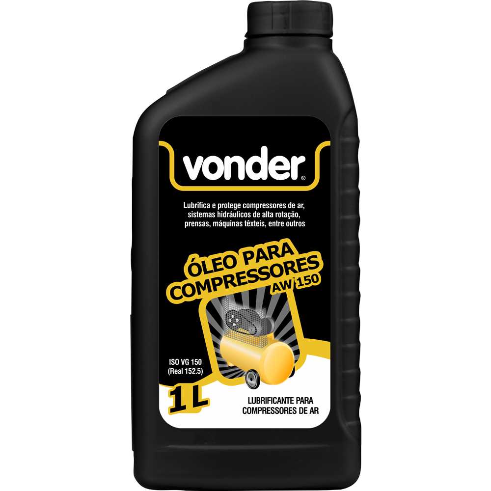 Óleo para compressores e sistemas hidráulicos AW, ISO VG150,...