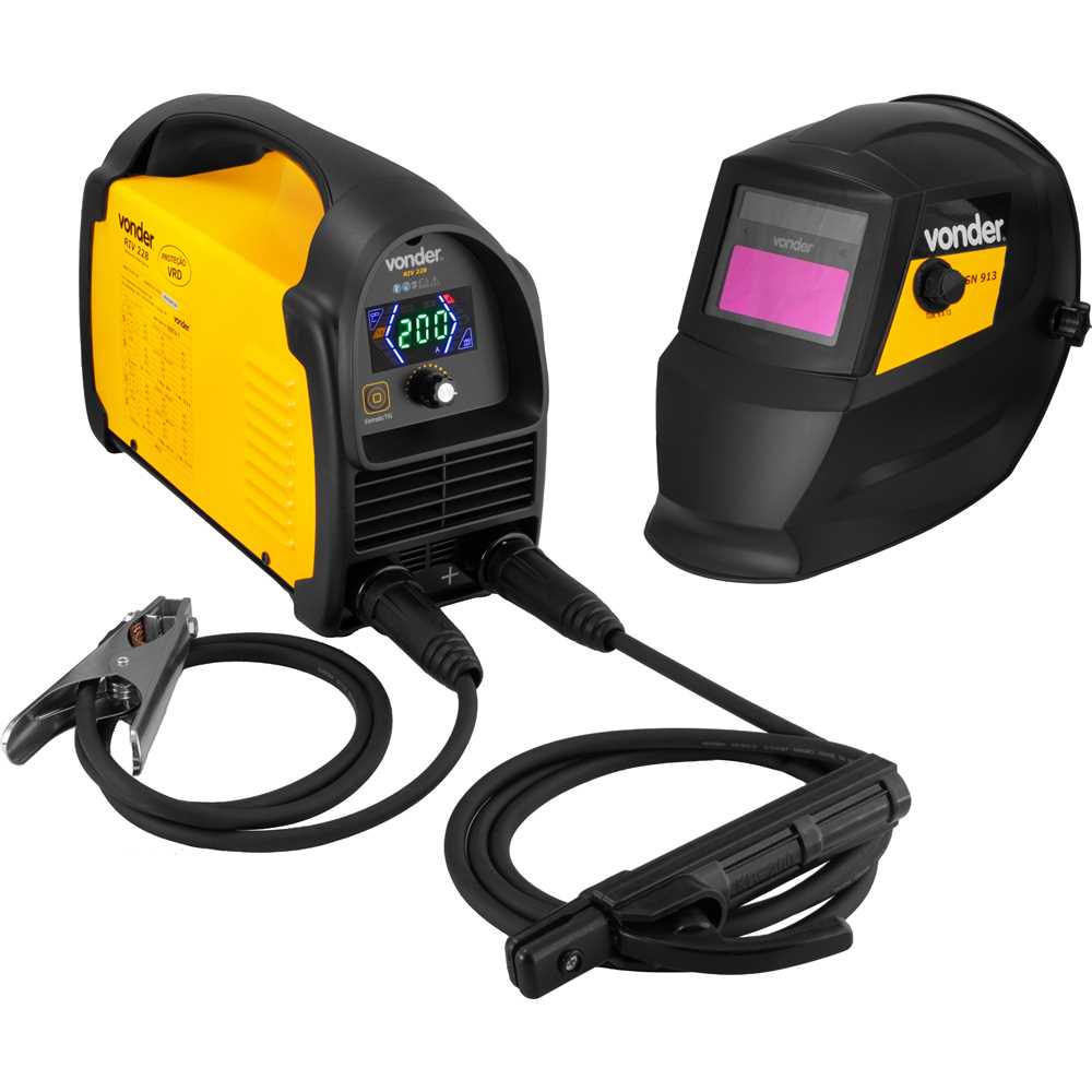 Inversor para solda com eletrodo e TIG, 200 A, IM 228, com m...