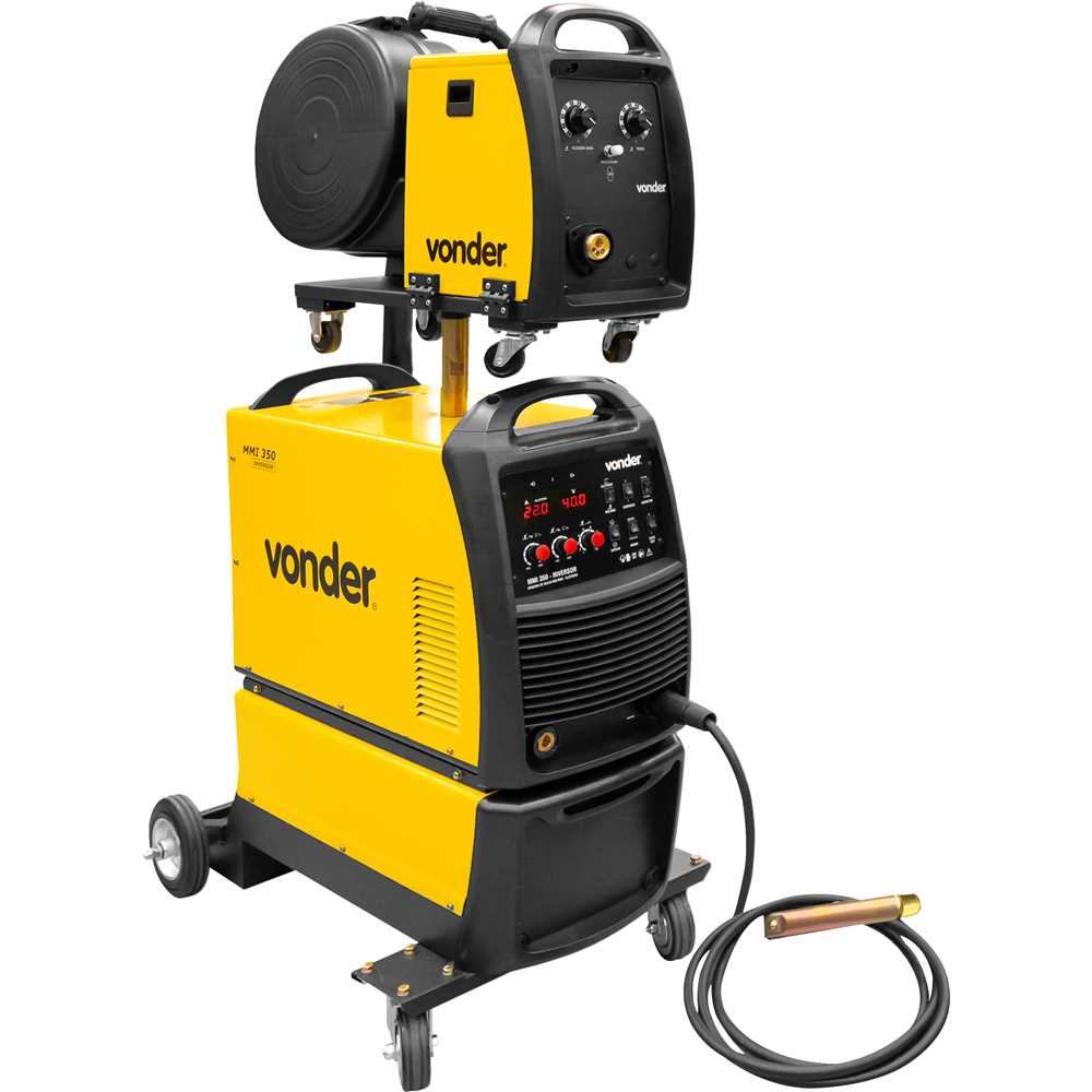 Máquina para solda MIG/MAG e eletrodo, 350 A, MMI 350, 380 V...